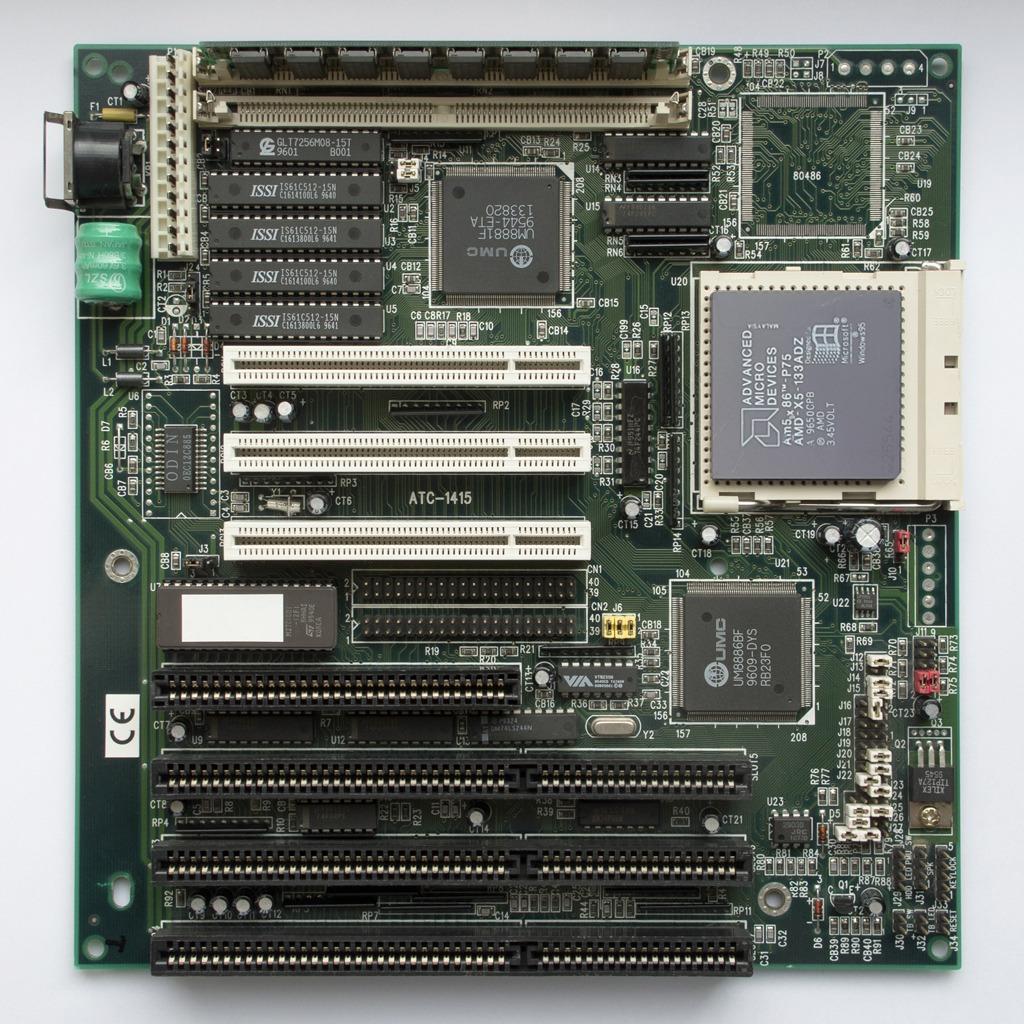 مادربرد آیزا CPU ISA کف طلا سرامیکی AMD 586 رم