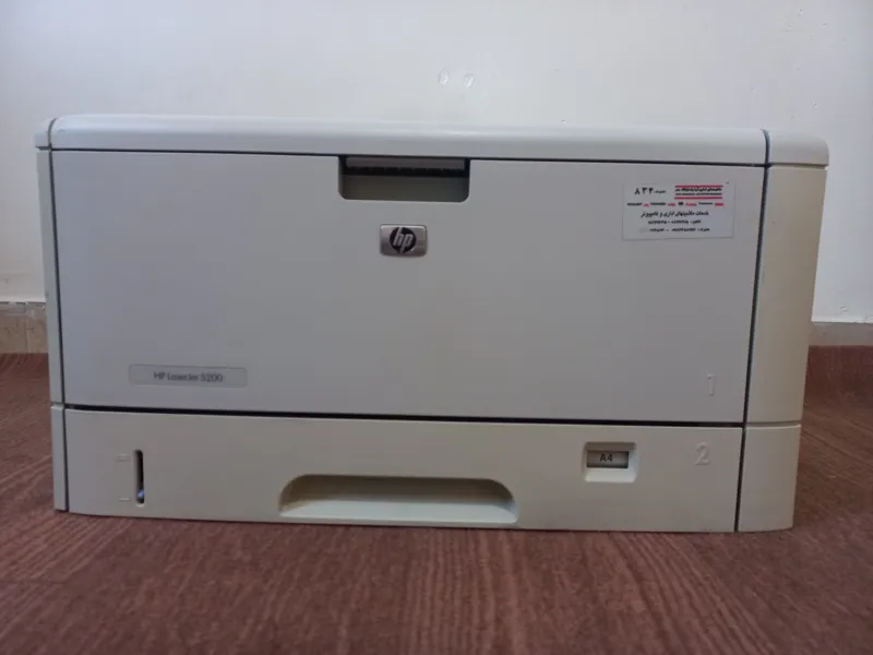 پرینتر لیزری مدل 5200 برند hp بسیار قوی وسرسخت