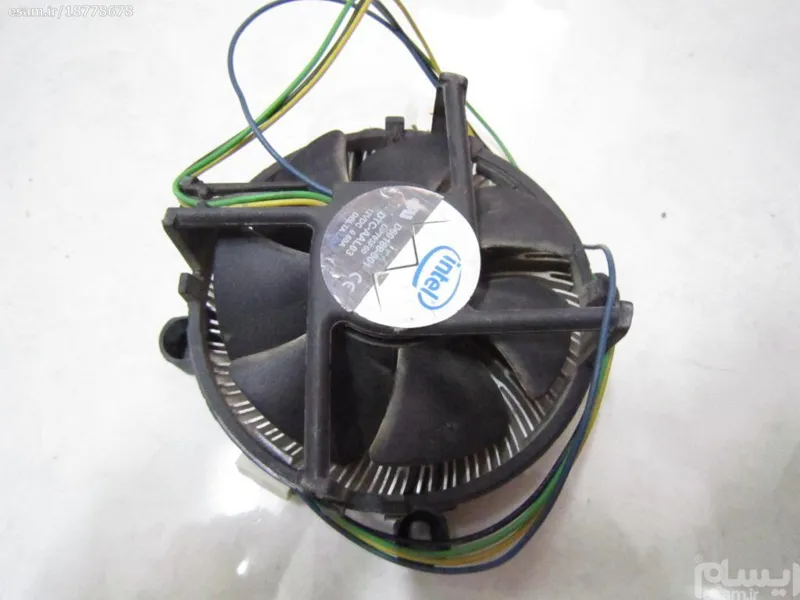 فن هیت سینک Cpu 775 پایه کوتاه ارژینال آلومینیومی
