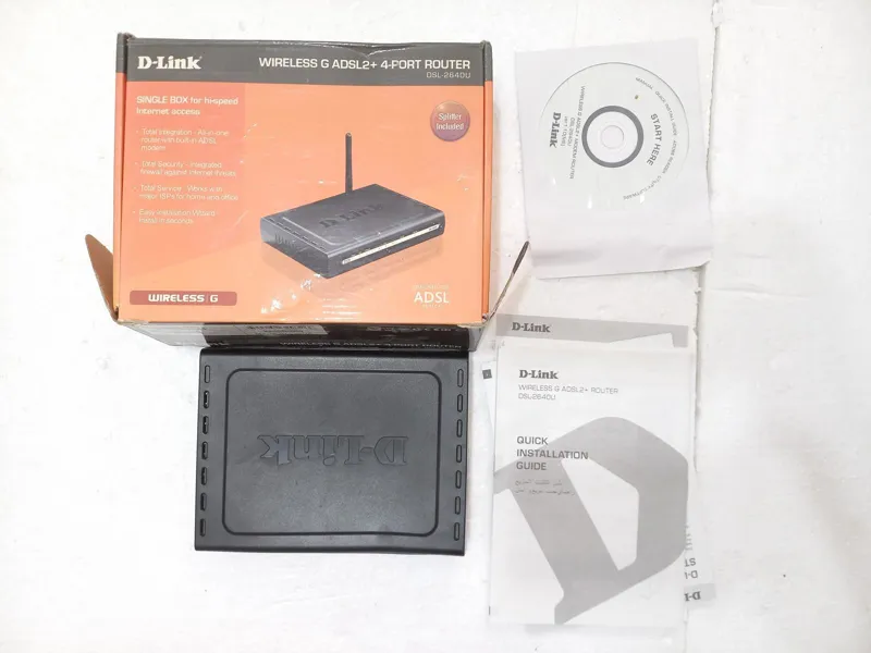 مودم و روتر D-Link DSL-2640U معیوب