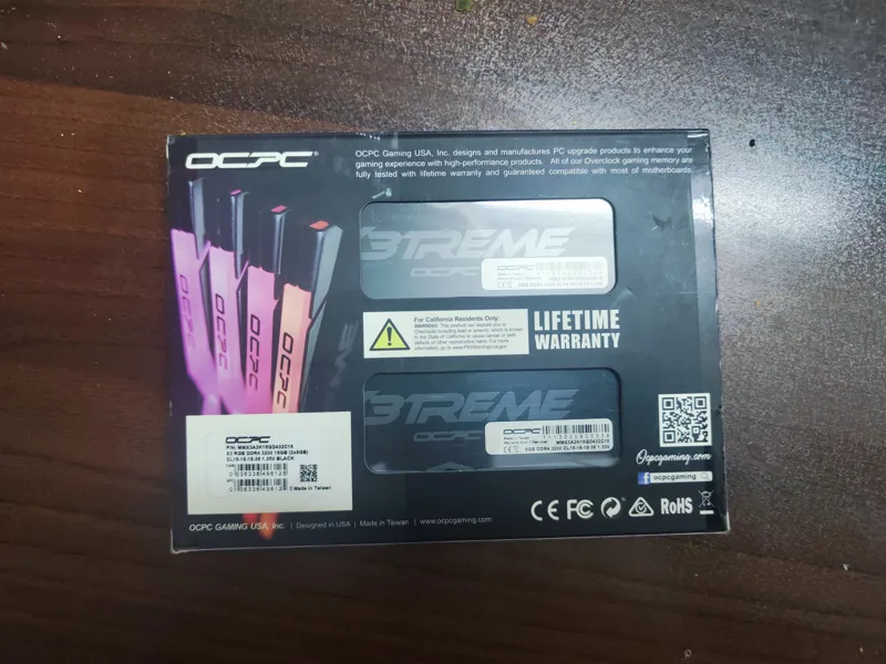 رم گیمینگ Rgb دوکاناله 16 گیگ 3200