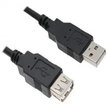 کابل افزایش طول 2.0 USB طول 5 متری Dnet سیاه