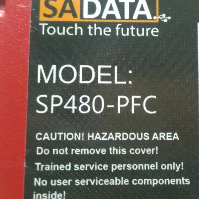 پاور SADATA وات 480 دارای برچسپ پلمپ