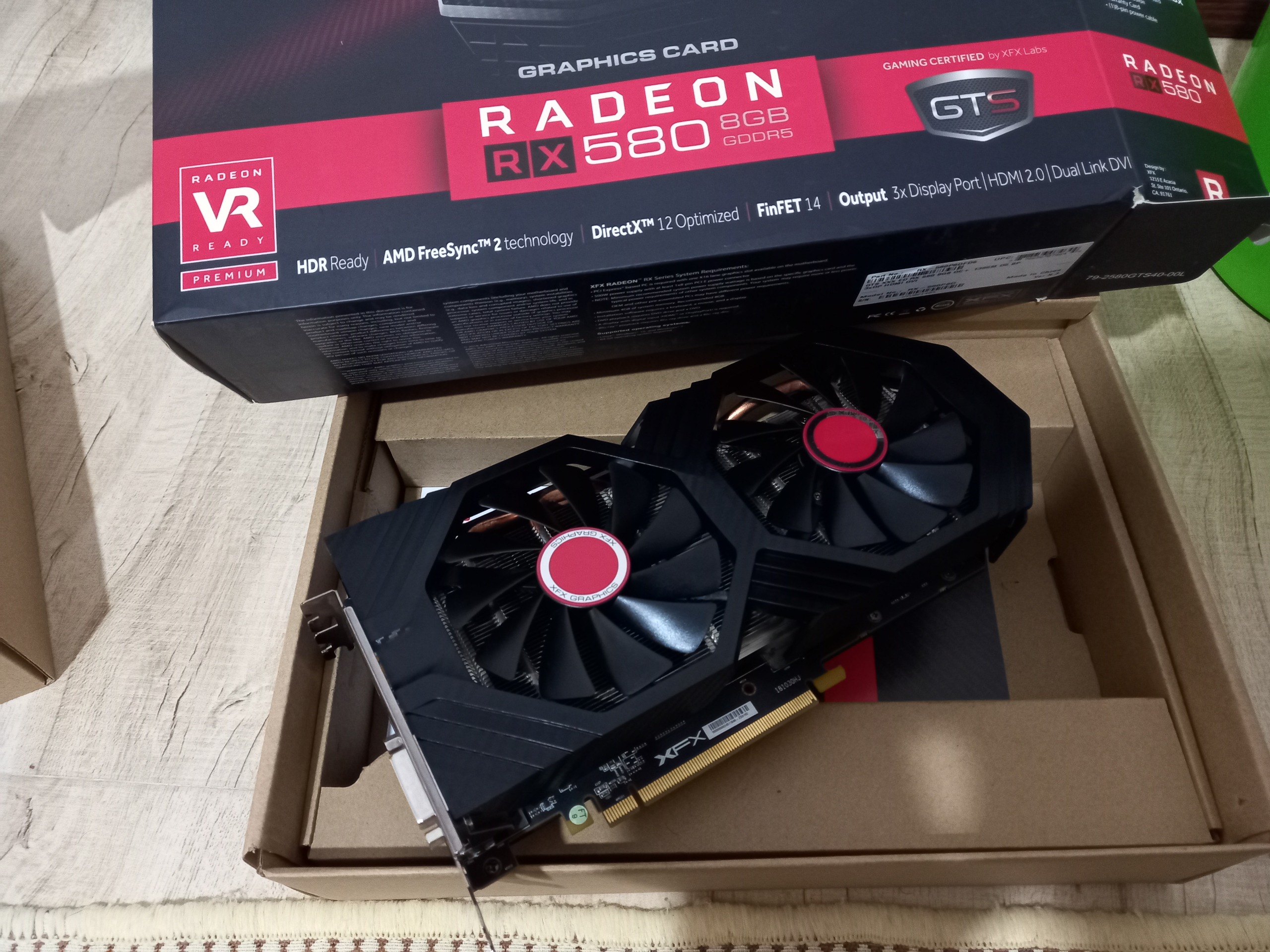 کارت گرافیک RX580 8GB