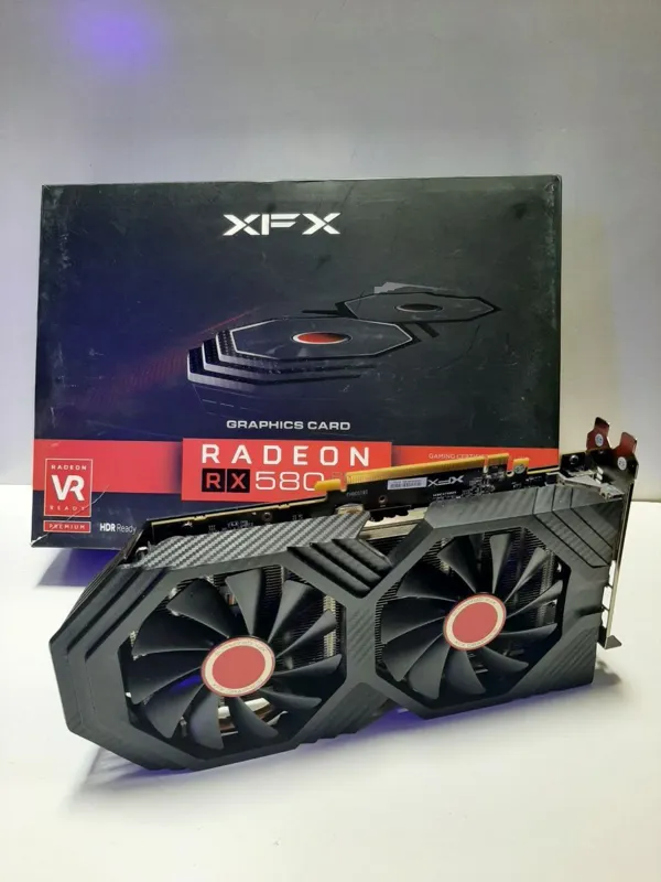 کارت گرافیک xfx rx580 8G ماین نشده با مهلت تست