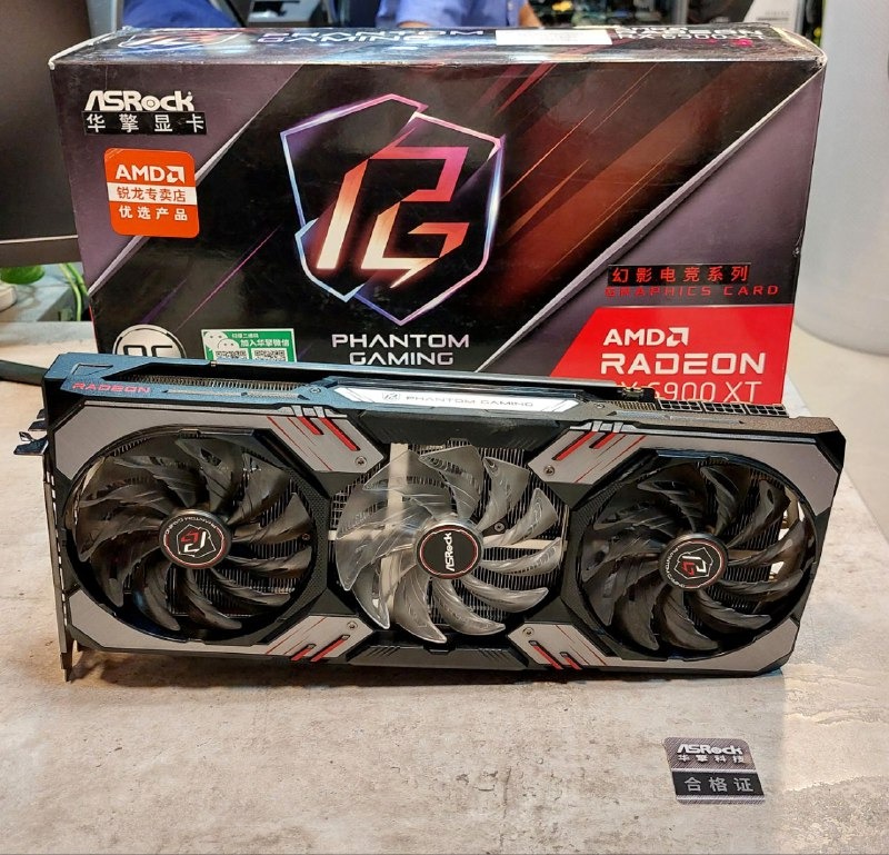 گرافیک rx 6900xt asrock gaming 16GB ddr6