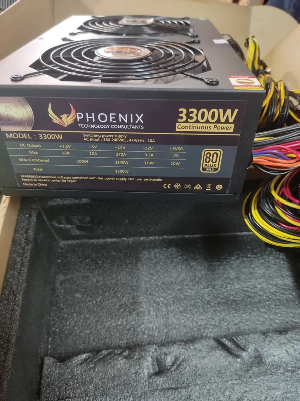 پاور Power bitmain Phonix 3300w دوقلو duble