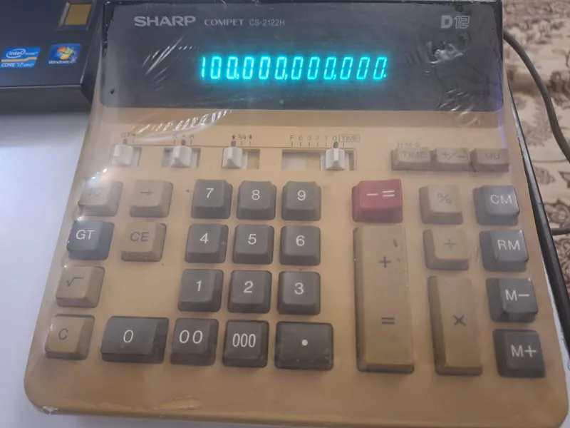 ماشین حساب رومیزی شارپ مدل COMPET CS-2122H