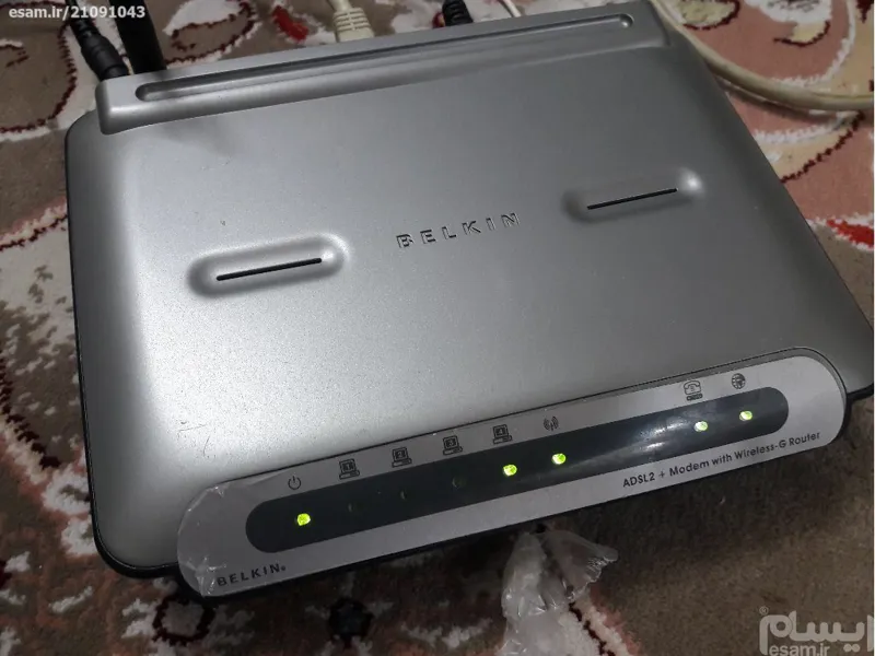 مودم روتر وای فای بلکین adsl2