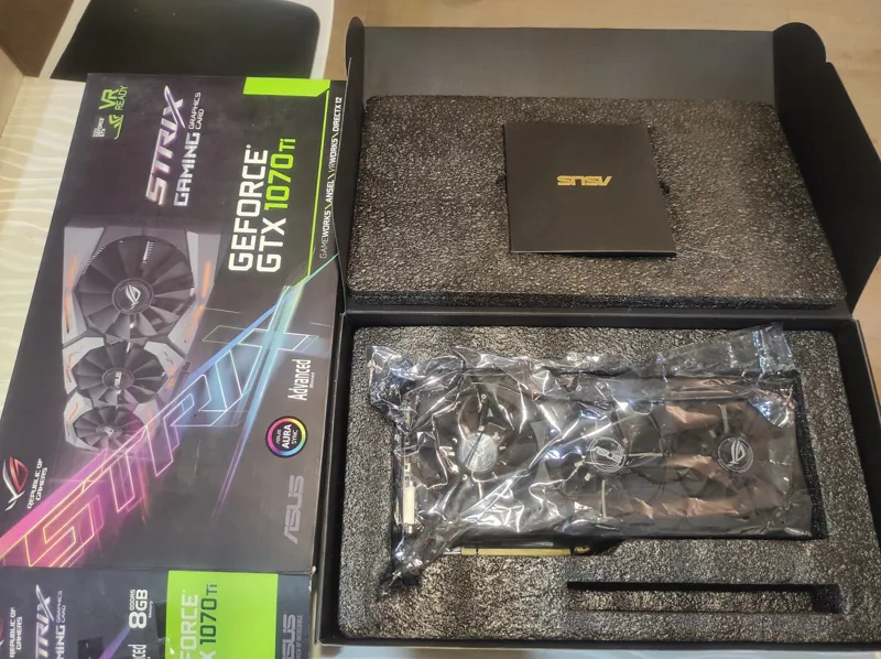 کارت گرافیک 1070ti Rog Strix Asus 8g