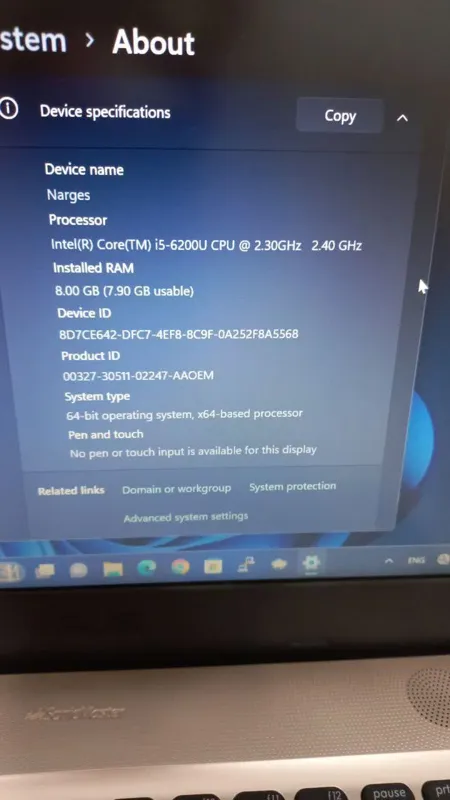 ایسوس k441u کاملا تمیز