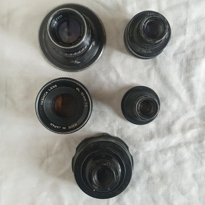لنز دوربین عکاسی