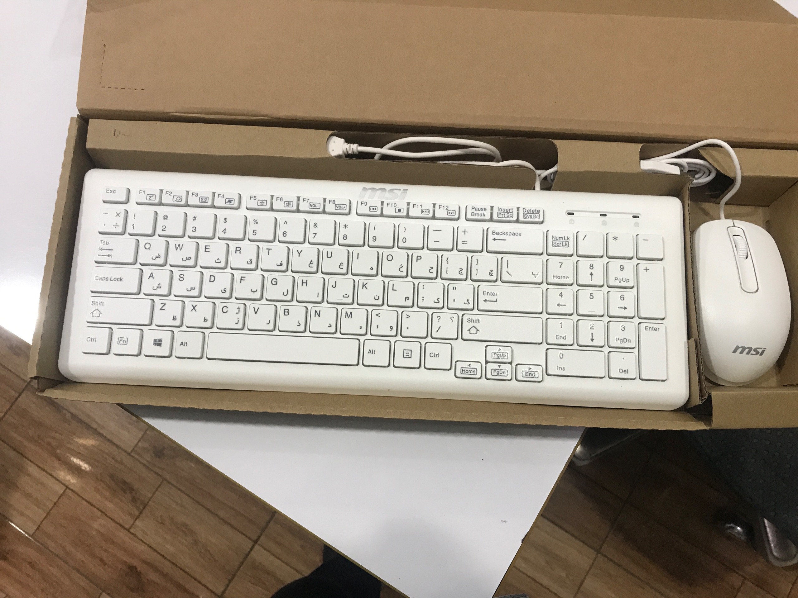 کیبورد و ماوس سیم دار ام اس آی مدل SK-9626