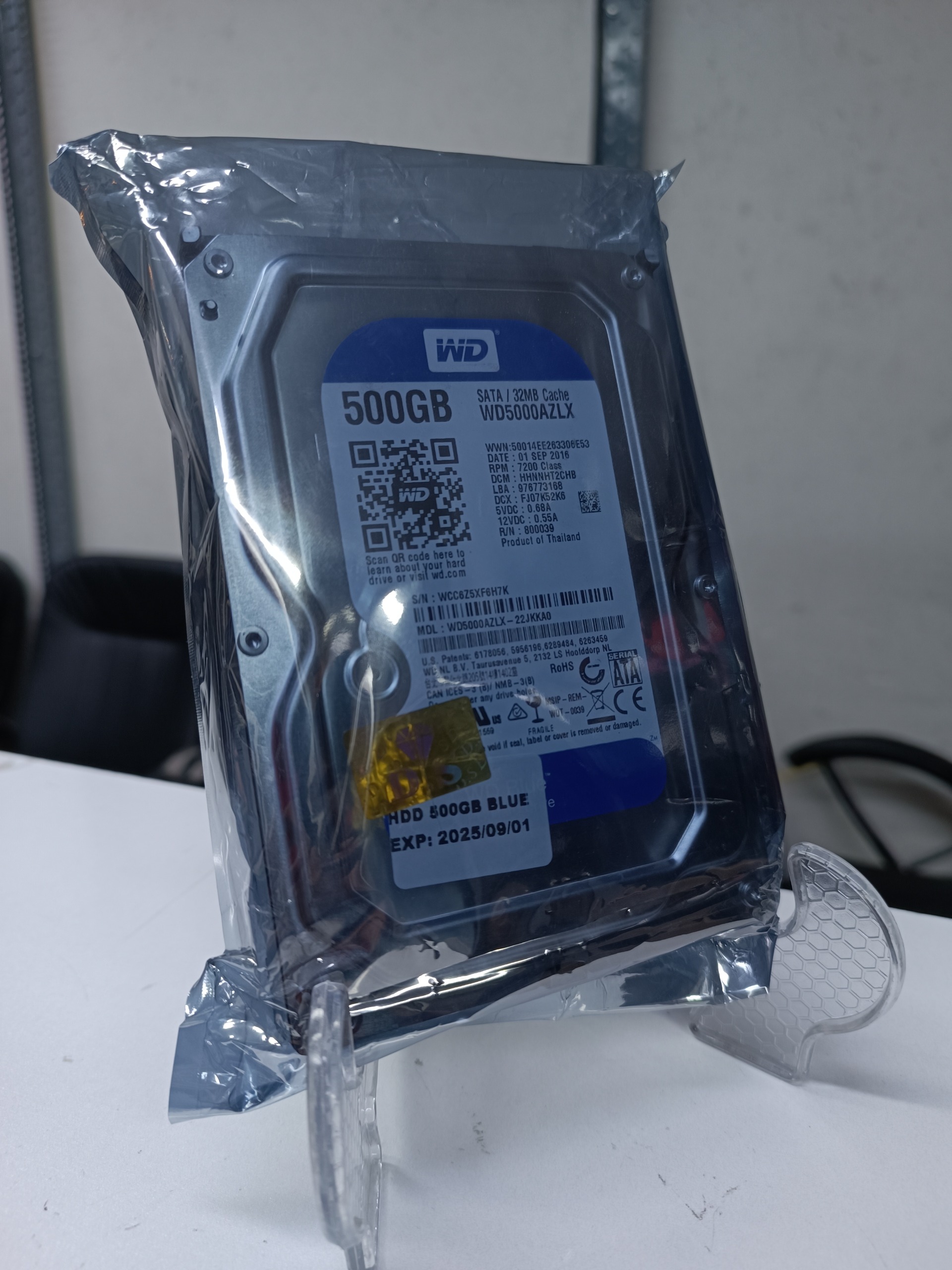 HDD WD 500GB-هارد وسترن دیجیتال 500 گیگ