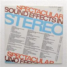 صفحه گرام 33 دور SPECTACULAR SOUND EFFECTS