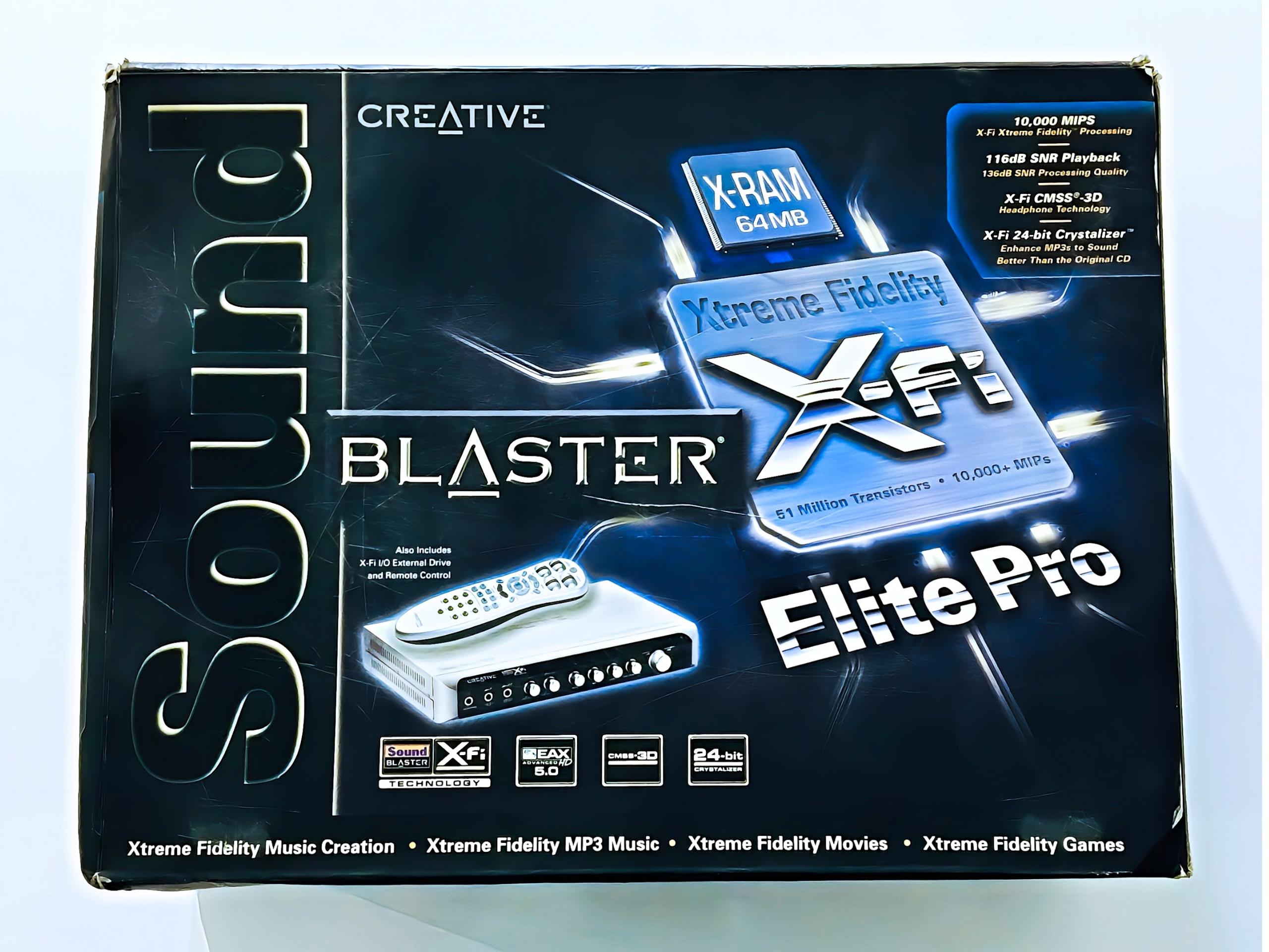 کارت صدا Creative Sound Blaster X-Fi Elite Pro Box