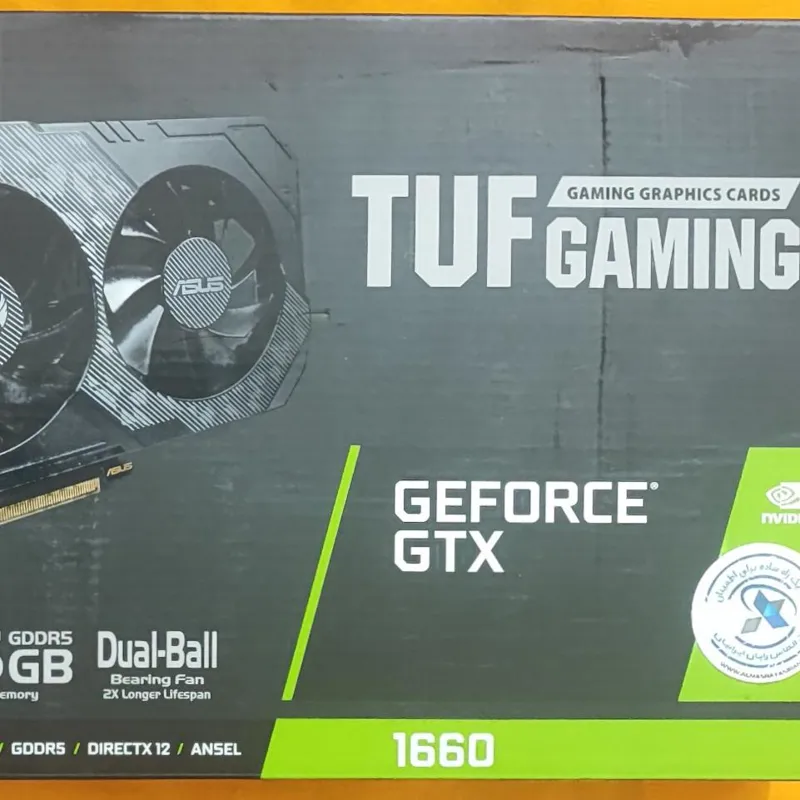 کارت گرافیک ASUS 1660 6G